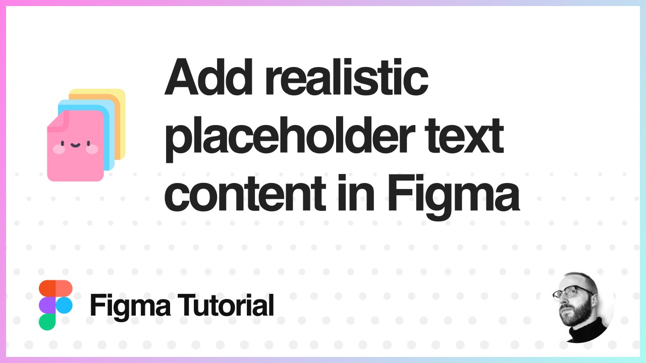 How to add realistic placeholder text content in Figma using CopyDoc - Hypermatic