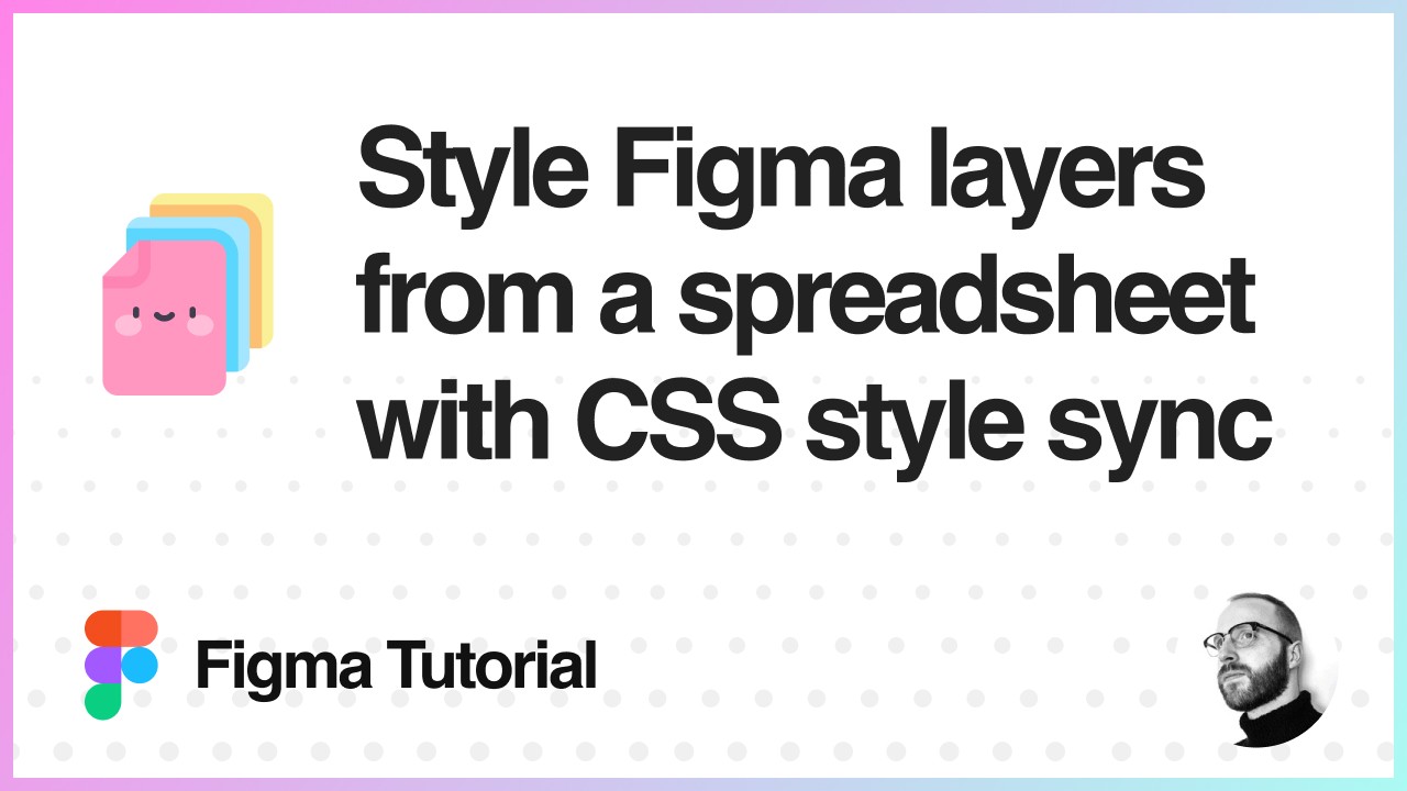How to style Figma layers from a spreadsheet with CSS style sync using CopyDoc - Hypermatic