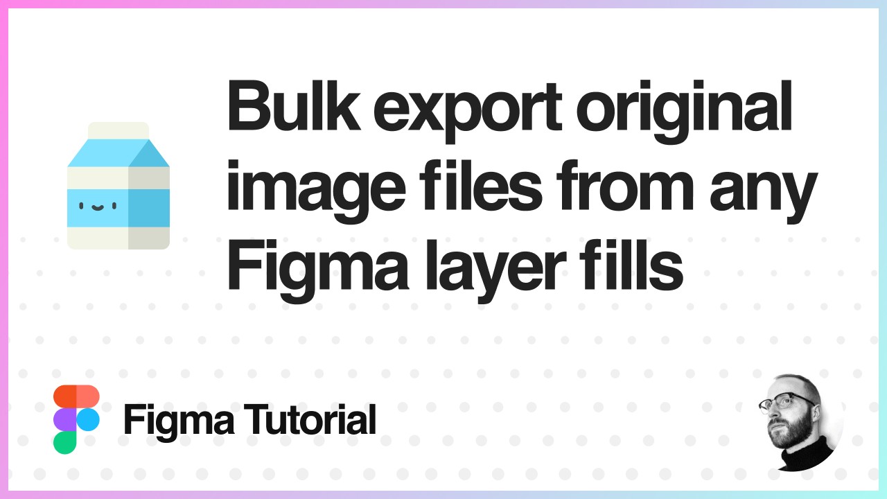 How to bulk export original image files from any Figma layer fills from Figma using TinyImage ...